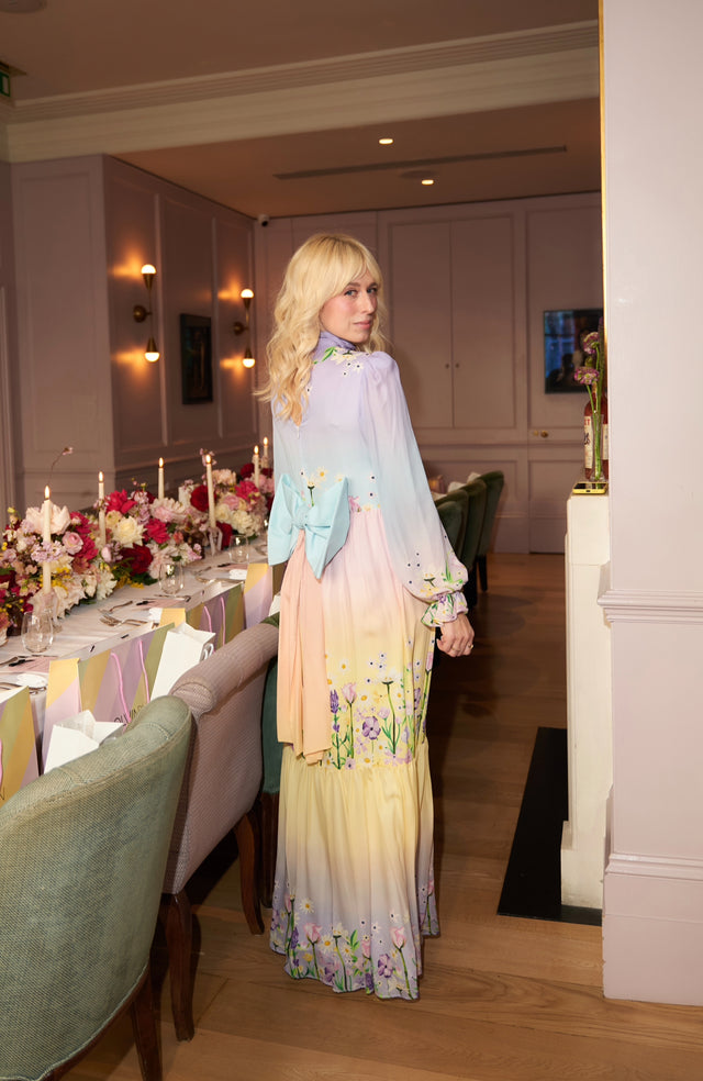 Appolina Ombre Floral Gown RENTAL – Olivia Rubin